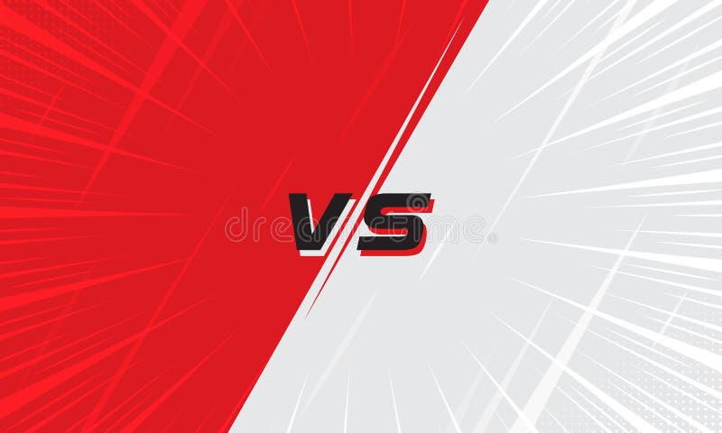 Versus Screen. Set of Editable Vertical Templates with a Ratio of 16 To ...