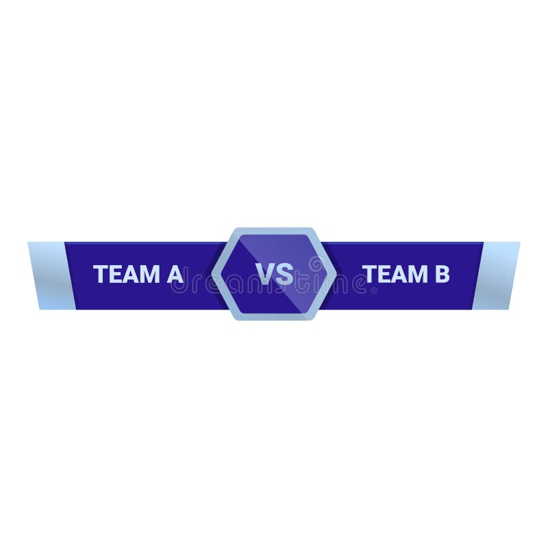 Versus Screen Showing Team a Against Team B Stream Starting Soon Stock ...