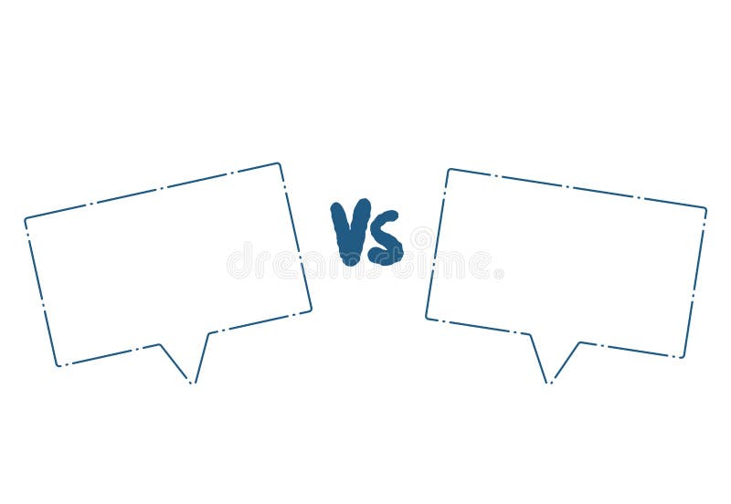 Versus Screen Vector Design. Vs Card for Text. Stock Vector ...