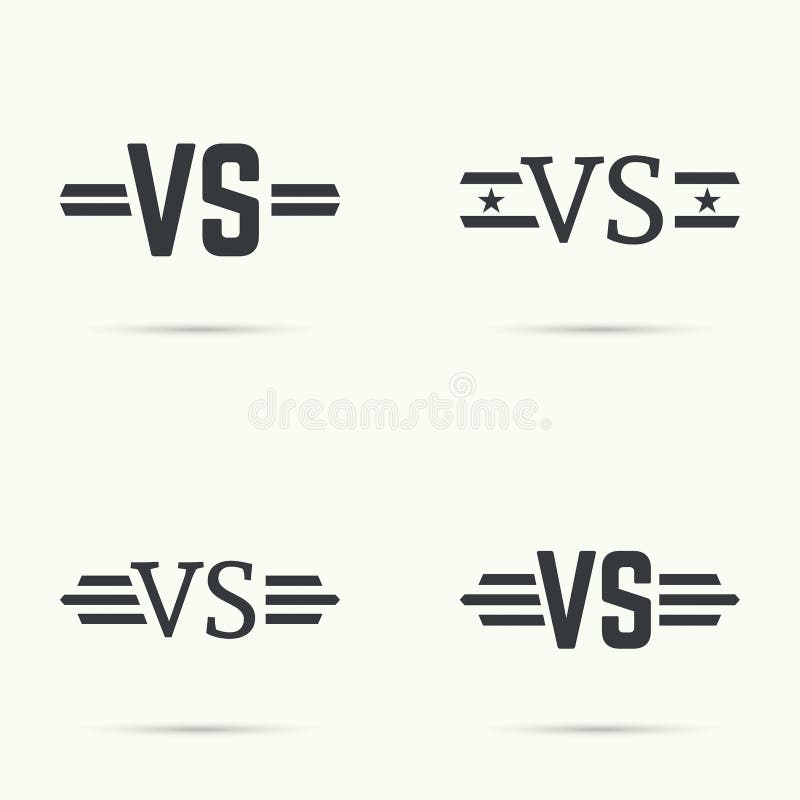 Versus sign vecctor stock vector. Illustration of fight - 63066018