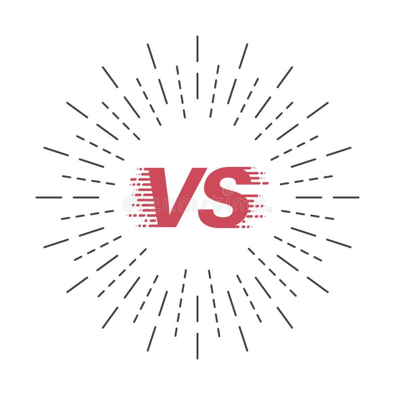 Versus Style Illustration. VS Symbol. Battle Headline Template. Flat ...