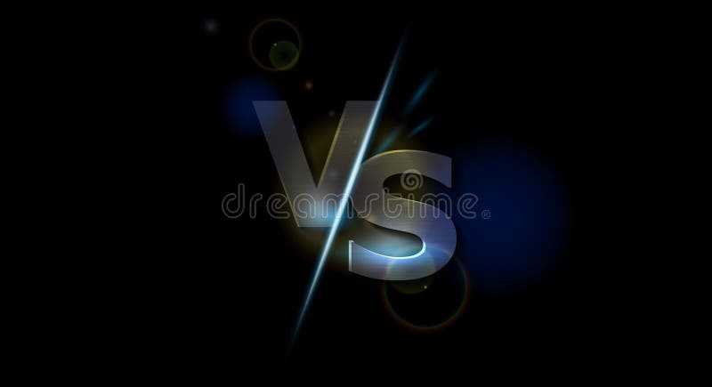 Versus VS Background. 3D Vector Illustration Stock Vector ...