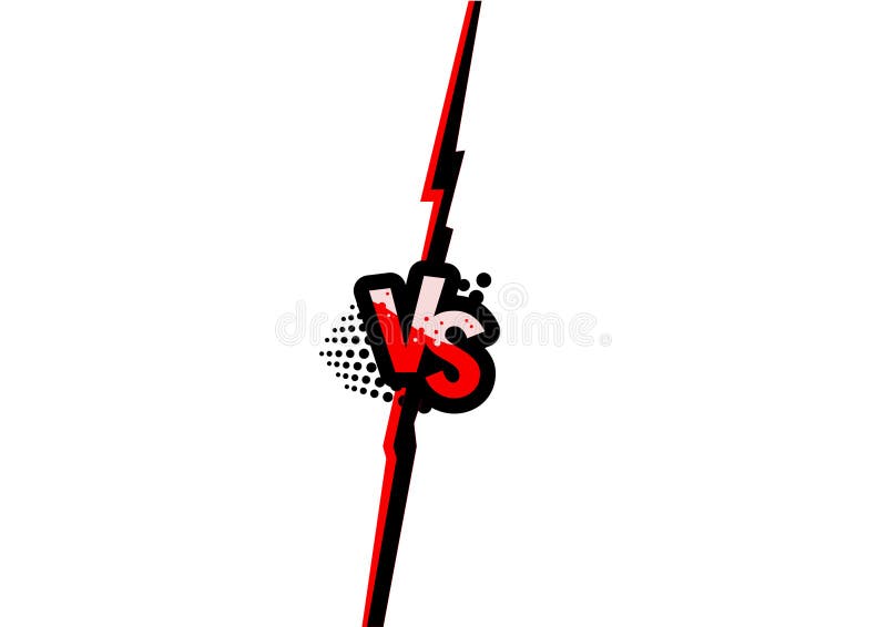 Versus . Vs Battle - Banner Stock Vector - Illustration of conflict ...