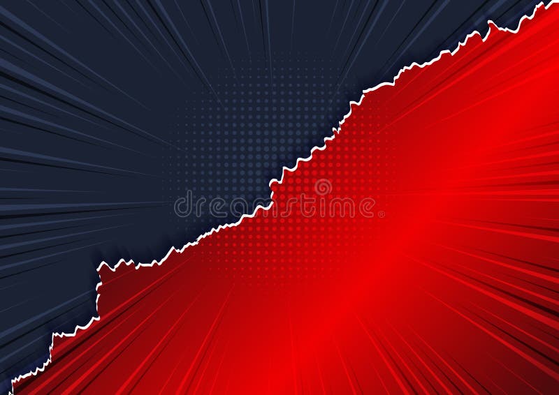 Versus Vs Fight Battle Red and Blue Background Screen Design Stock ...