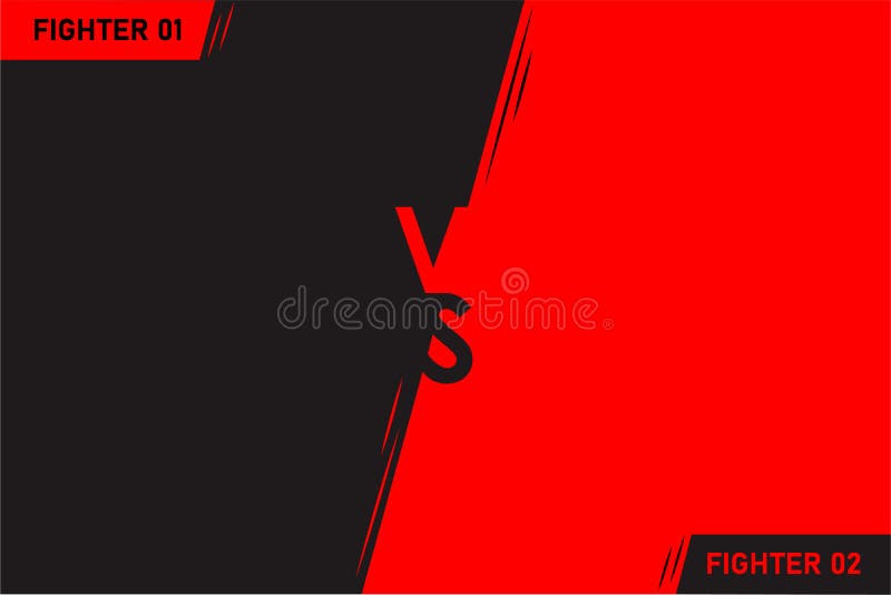 Versus VS Letters Fight Vector Illustration on Backgrounds Stock Vector ...