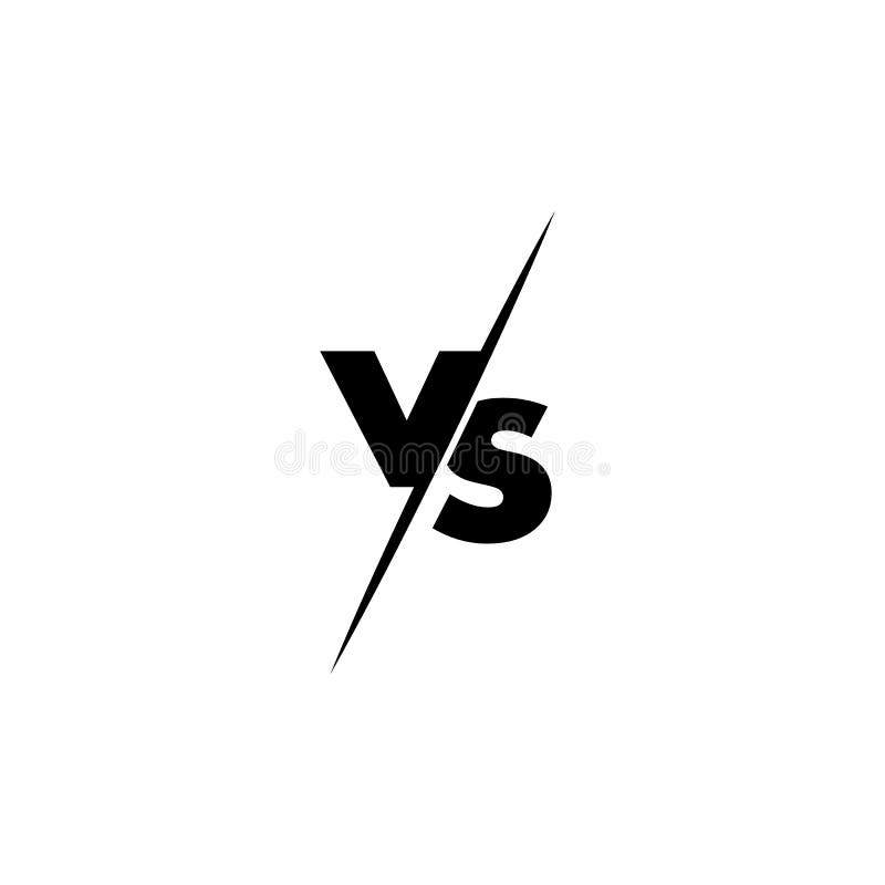 Versus or VS Letters Logo Design Inspiration Stock Vector ...