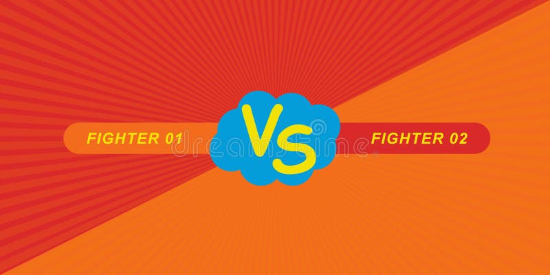 Versus or vs screen stock vector. Illustration of brand - 255326136