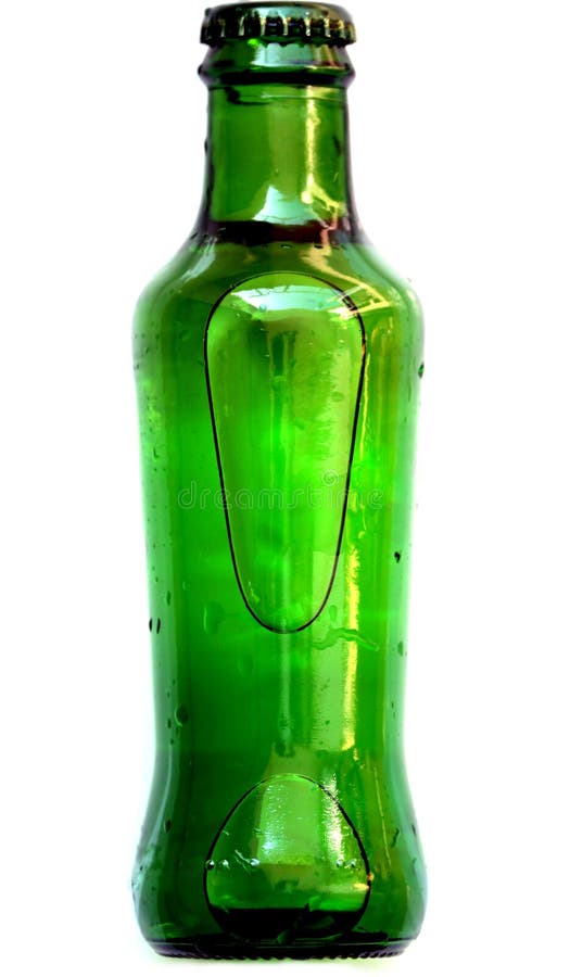 Vert, Bouteille En Verre De Boissons Image stock - Image du isolement ...