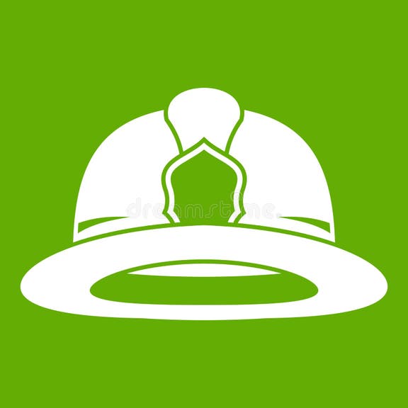 Vert D'icône De Casque De Pompier Illustration de Vecteur - Illustration du oxygène ...