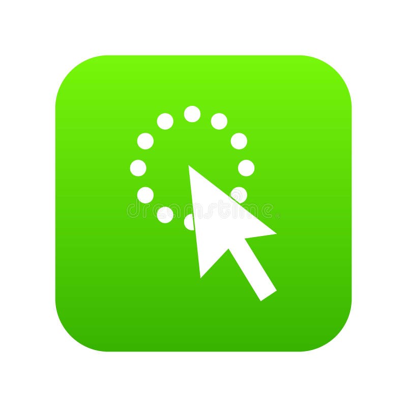 Icône De Clic, Style Simple Illustration de Vecteur - Illustration du ...