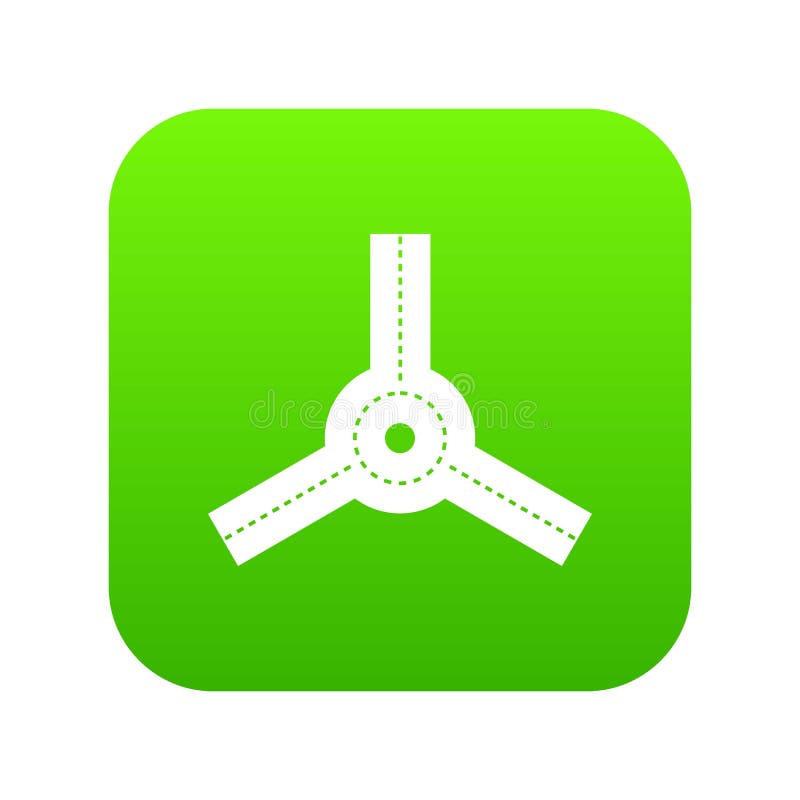 Icône De Rond Point, Style Simple Illustration de Vecteur ...