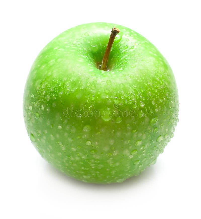 Pomme verte image stock. Image du couleur, doux, cheminée - 2359997