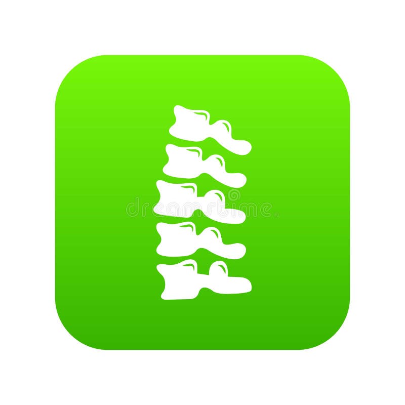Vertebrae Icon, Cartoon Style. Stock Vector - Illustration of doctor ...
