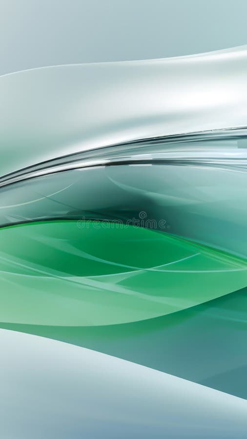 Vertical Abstract Background of Neutral Tender Waves of Perfect Shape ...