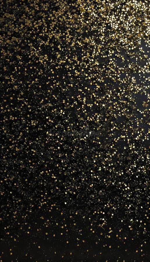 Vertical Abstract Black Background for Congratulations with Gold ...