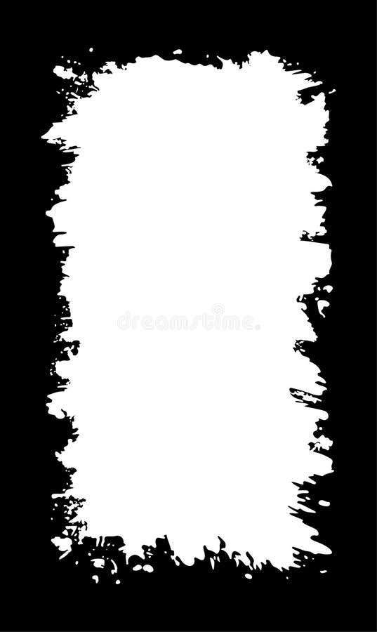 Vertical Abstract Black Rustic Rough Frame Background Vintage Retro ...