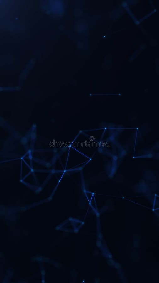 Vertical Abstract Digital Background Featuring Deep Blue Lines and ...
