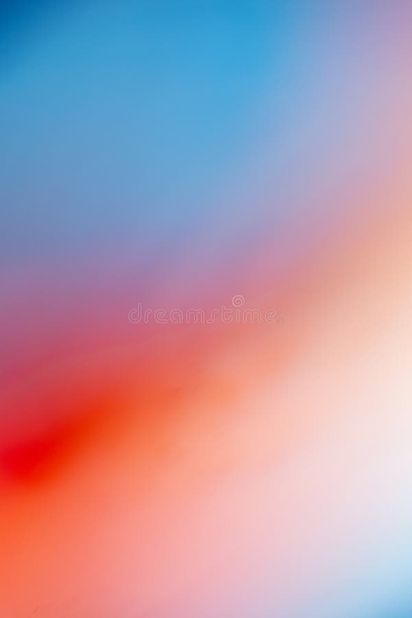 Vertical Abstract Illustration of Soft Smooth Blurred Blue, Red and ...