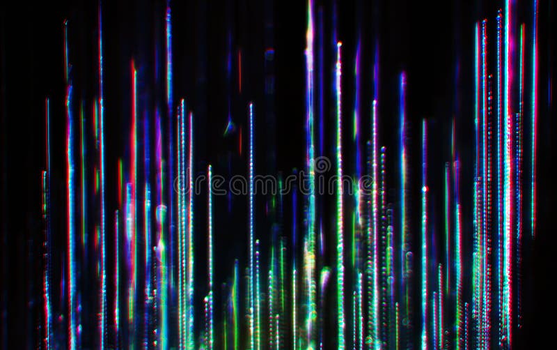 Vertical Abstract Neon Matrix-like Lines Backdrop Stock Illustration ...