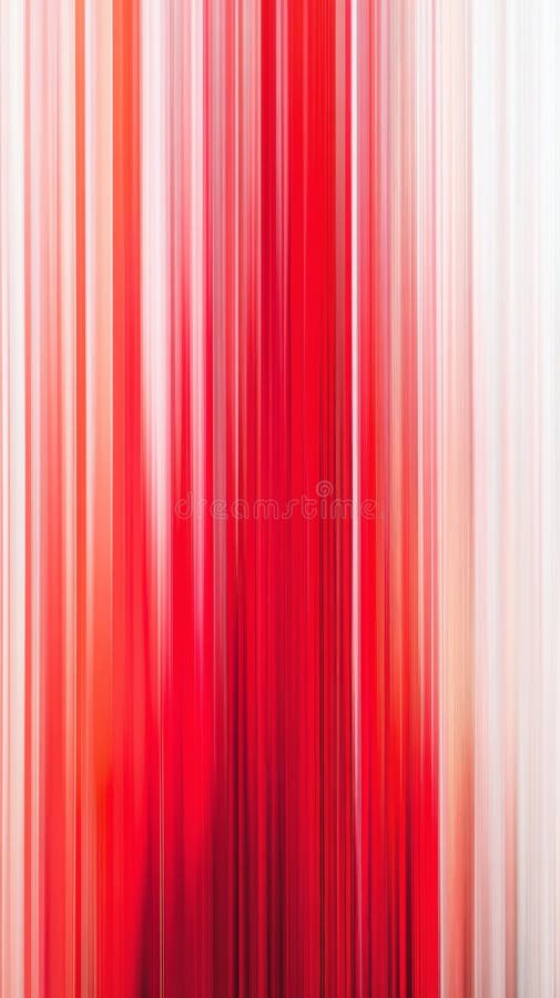 Vertical Abstract Red and White Light Streaks, Vibrant Energy Motion ...