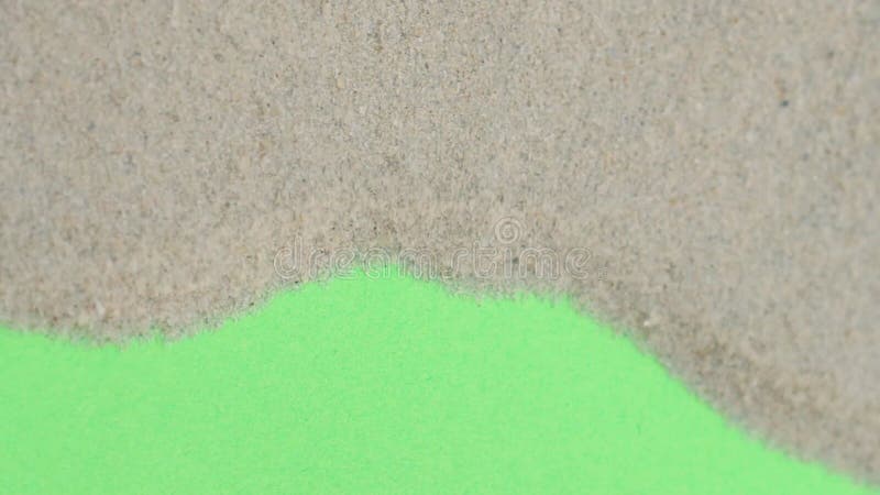 Vertical Abstract Sand Texture Transition Blowing on Green Chroma Key ...