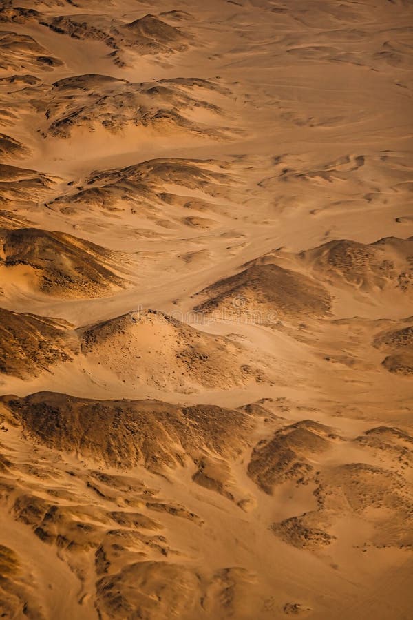 Vertical Aerial Shot of a Desert in Egypt Stock Image - Image of ...