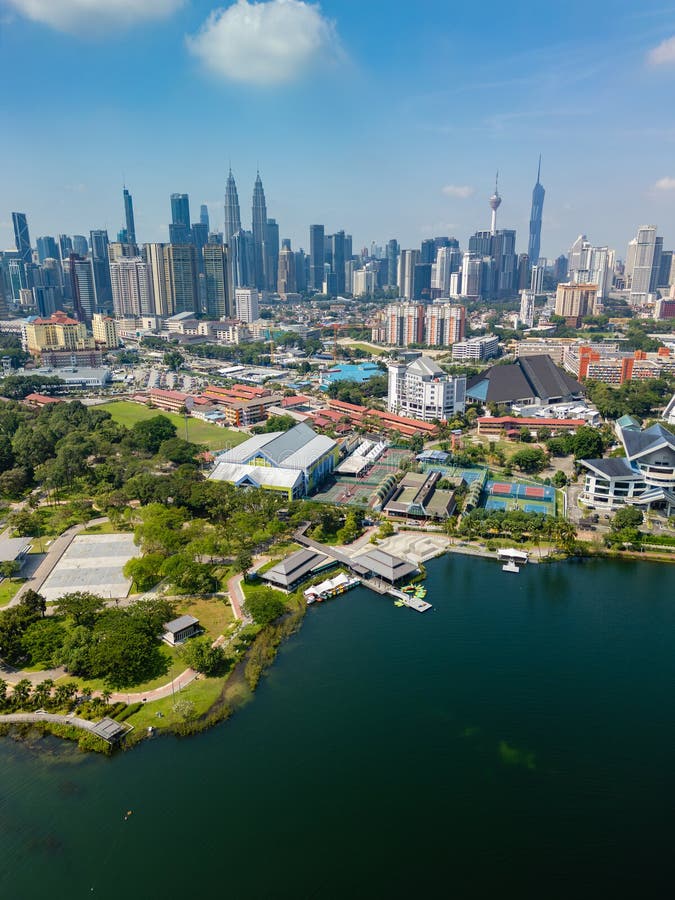 Vertical Aerial View of Kuala Lumpur in Daytime Stock Photo - Image of ...