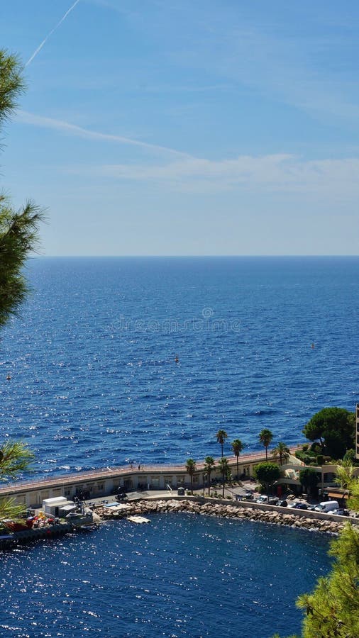 Vertical Aerial View of a Sea Stock Photo - Image of rocky ...