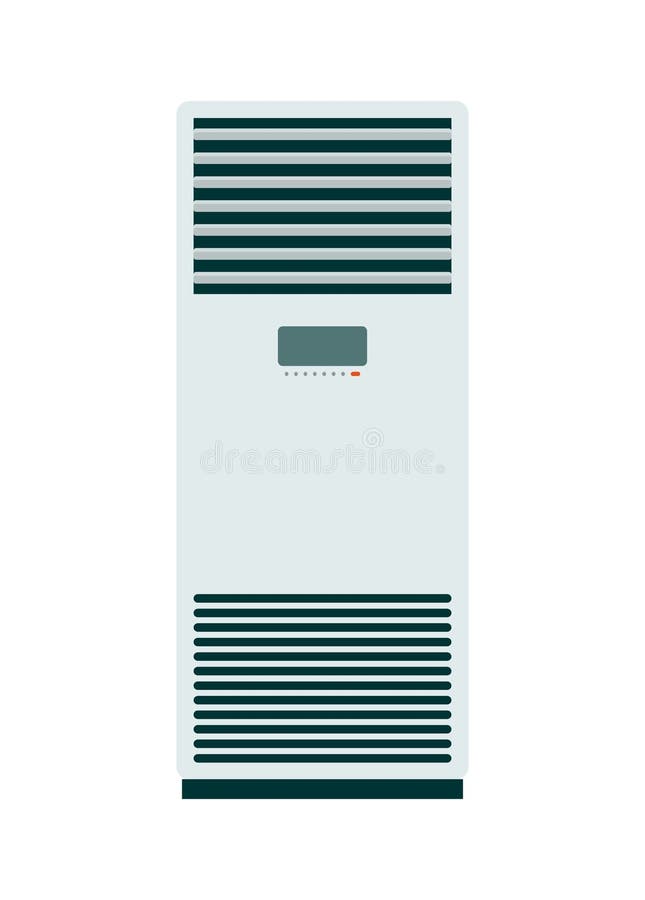 Air Conditioner. Simple Flat Illustration Stock Vector - Illustration ...