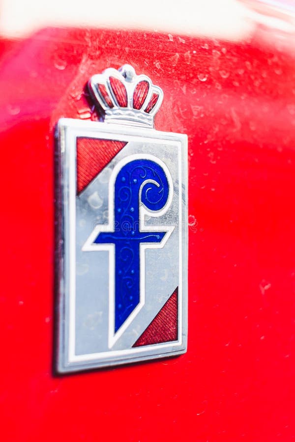 Vertical of Alfa Romeo Spider Logo on a Vintage Car Editorial Image ...