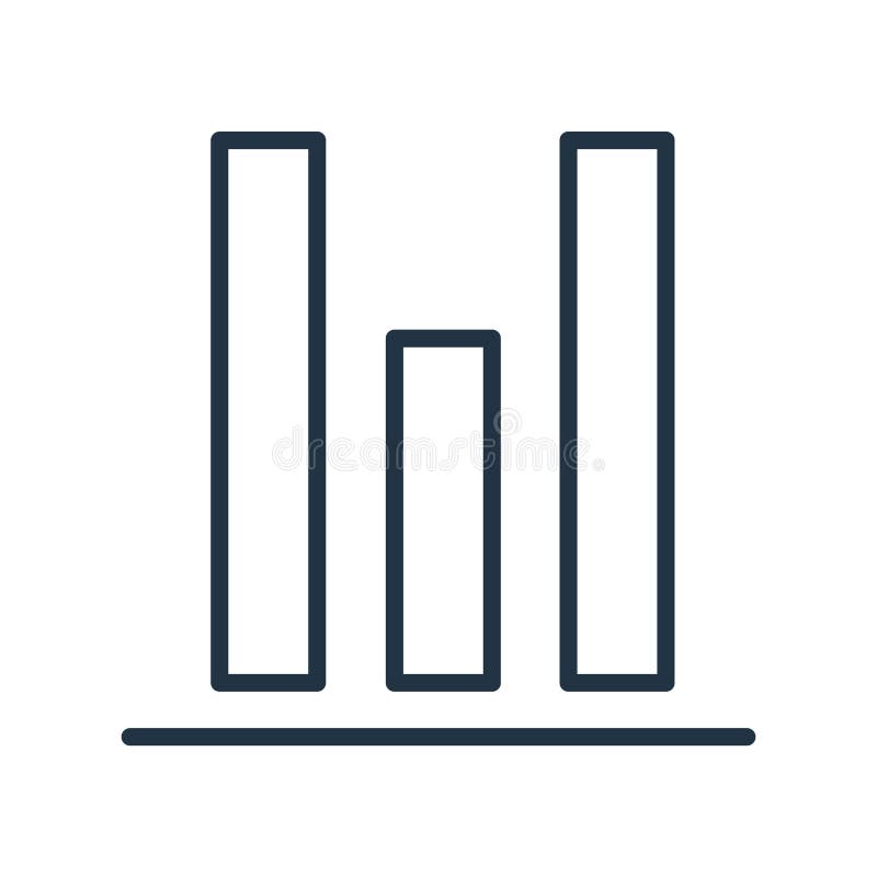 Vertical Alignment Icon Vector Isolated on White Background, Vertical ...