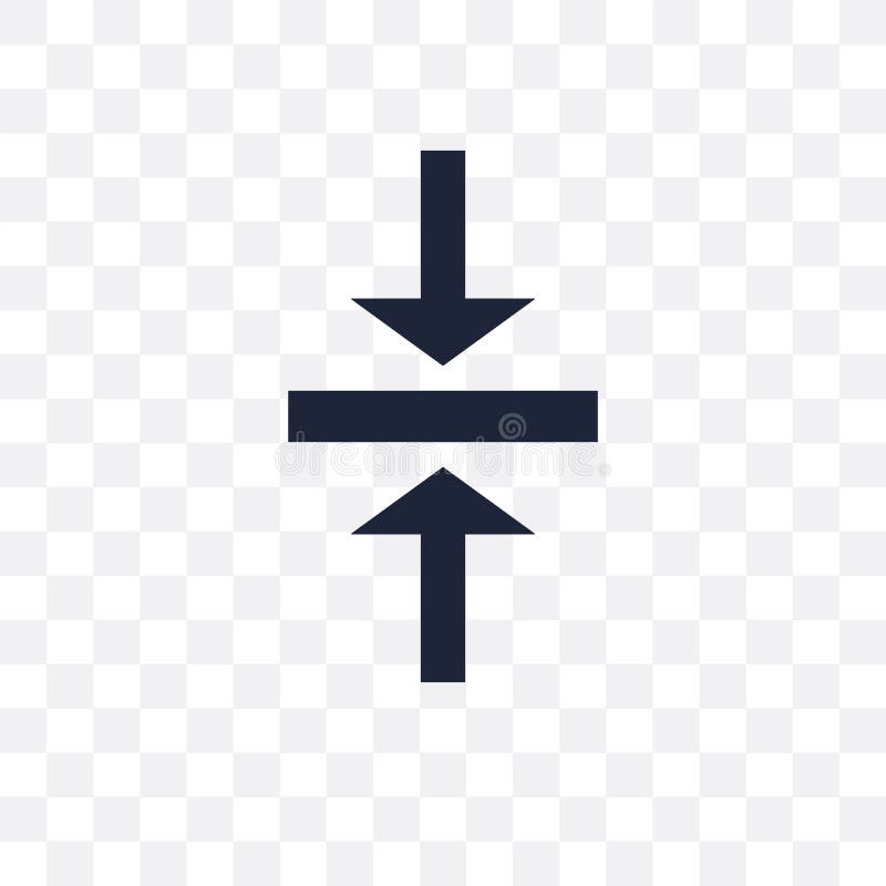 Vertical Alignment Vector Icon on White Background. Flat Vector ...