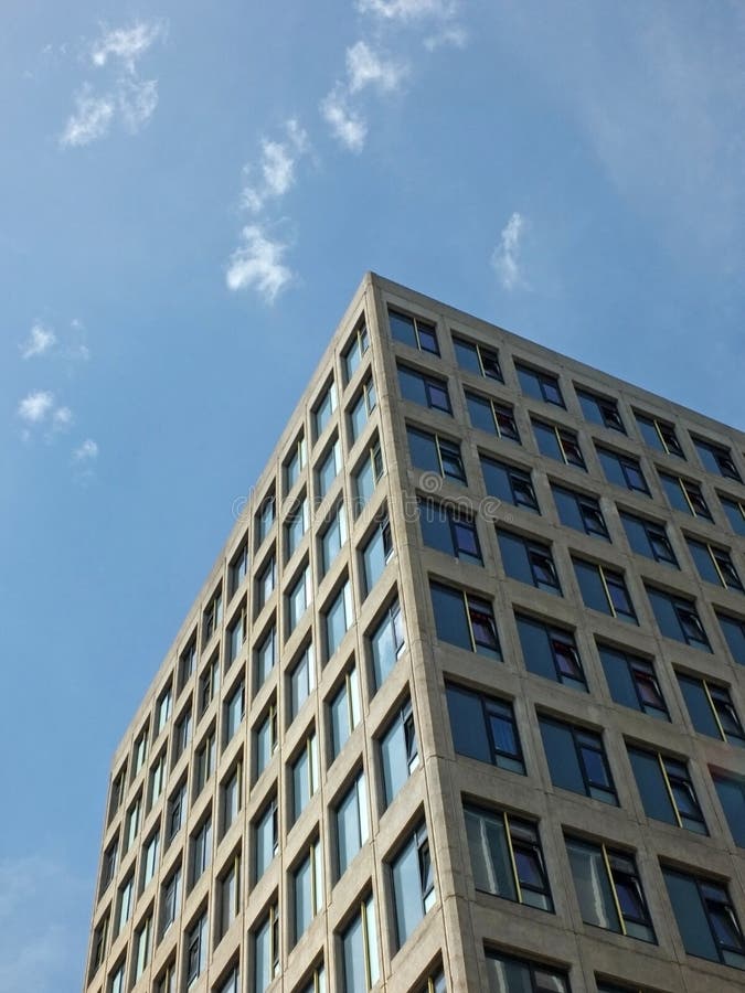 Corner View of a Modern Urban Apartment Building with Black Cladding ...