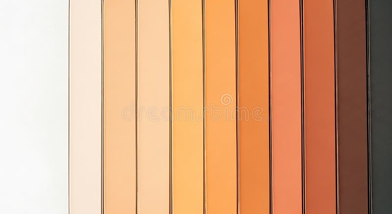 Vertical Arrangement of Overlapping Panels Displaying a Gradient of ...