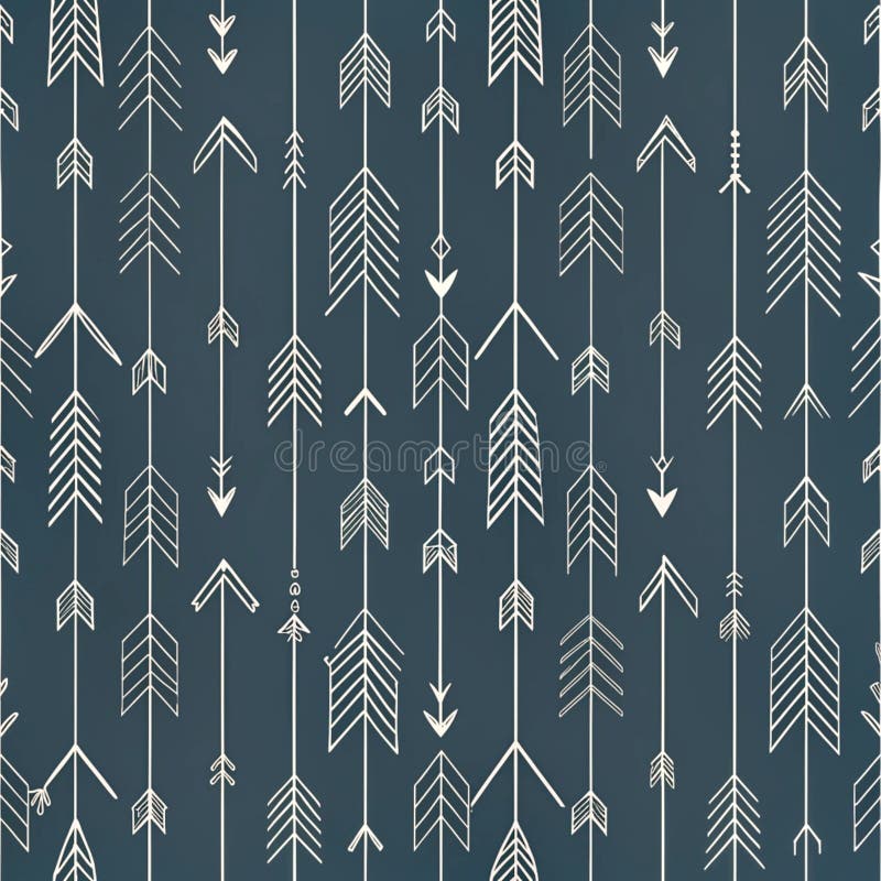 Vertical Arrow Pattern on Dark Background Stock Illustration ...