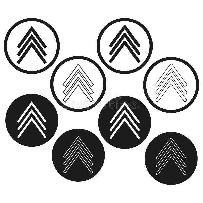 Vertical Arrows Icon. Up Down Motion. Directional Vector Symbols ...