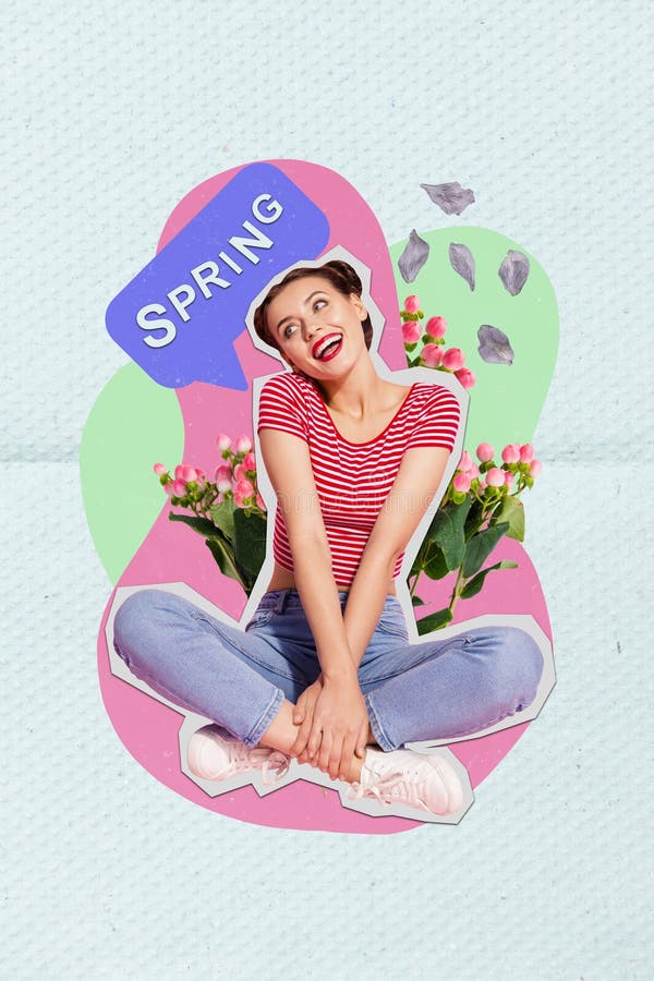 Composite Creative Collage Two Kids Teenagers Preparing September ...