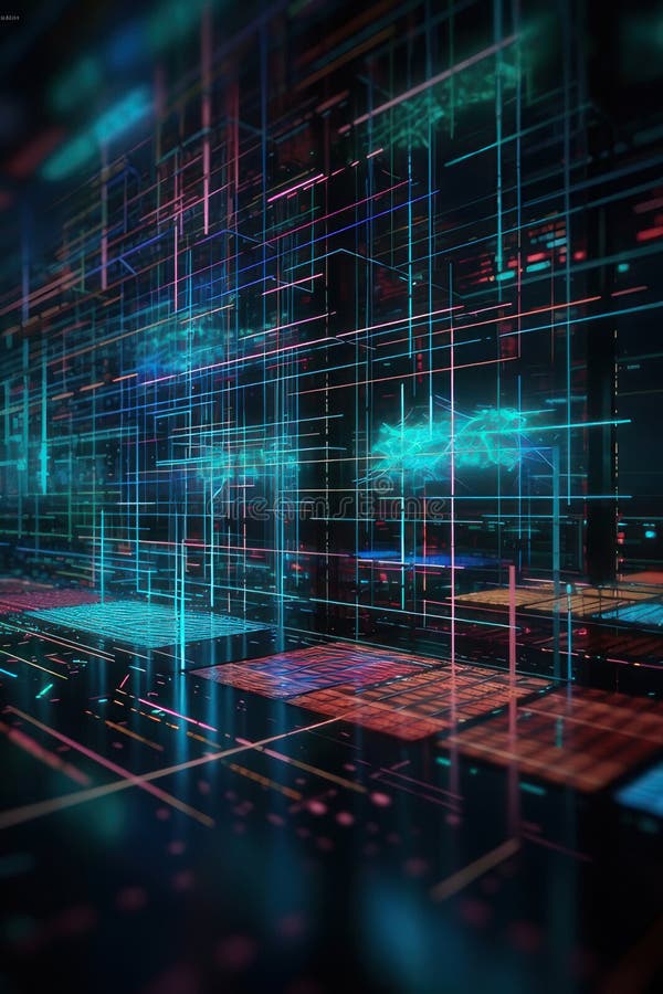 Vertical Background, Paper Flowers on a Blue Background. AI Generative ...