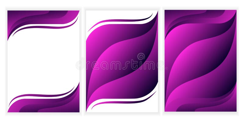 Vertical banner bundle a4 stock vector. Illustration of landing - 195480613