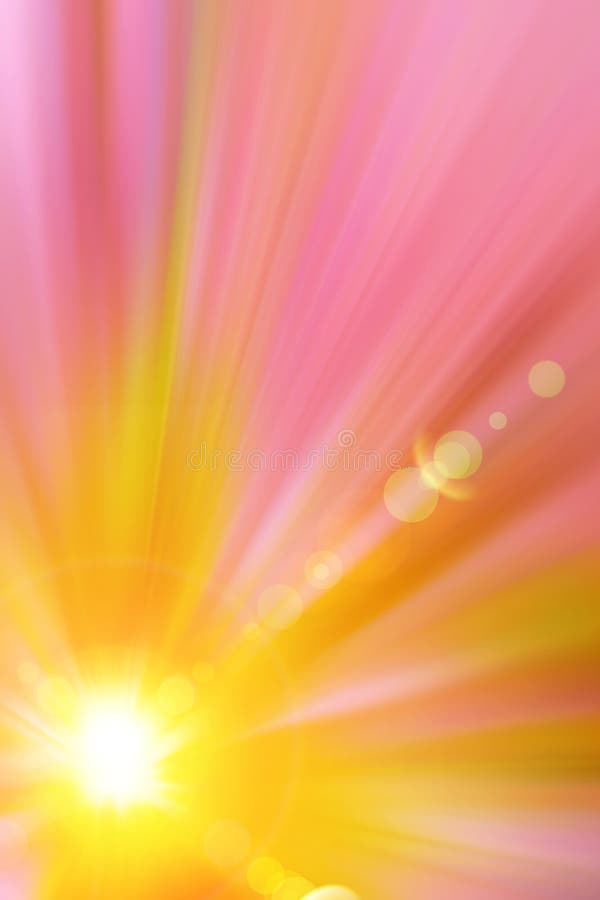 Vertical Banner Sun Rays. Futuristic Multicolor Abstract. Stock Photo ...