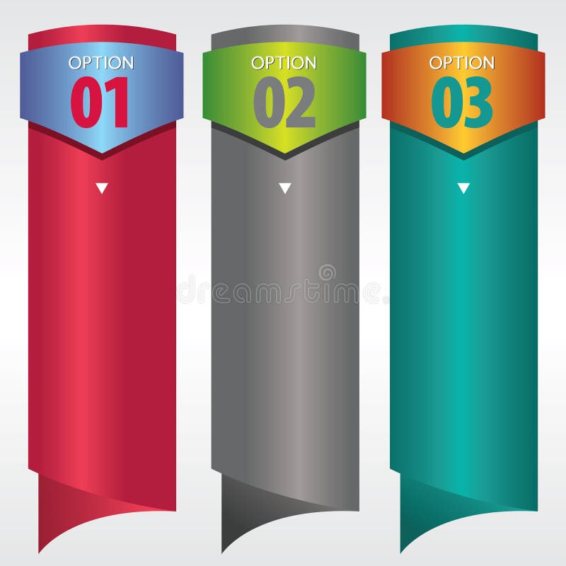 Vertical Ribbon Banners. stock vector. Illustration of place - 36712547