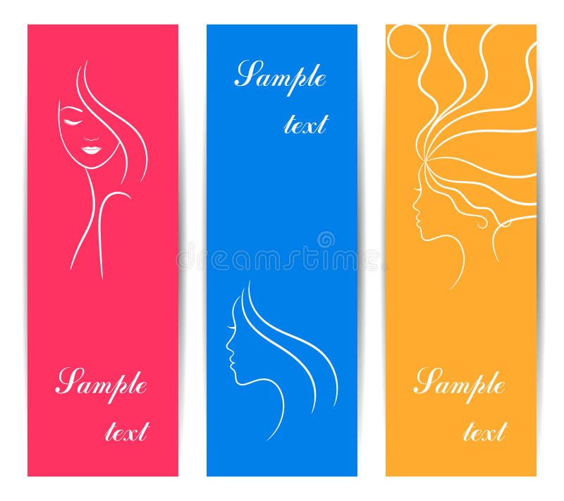 Vertical Banners for Spa and Cosmetics Salon Stock Vector ...