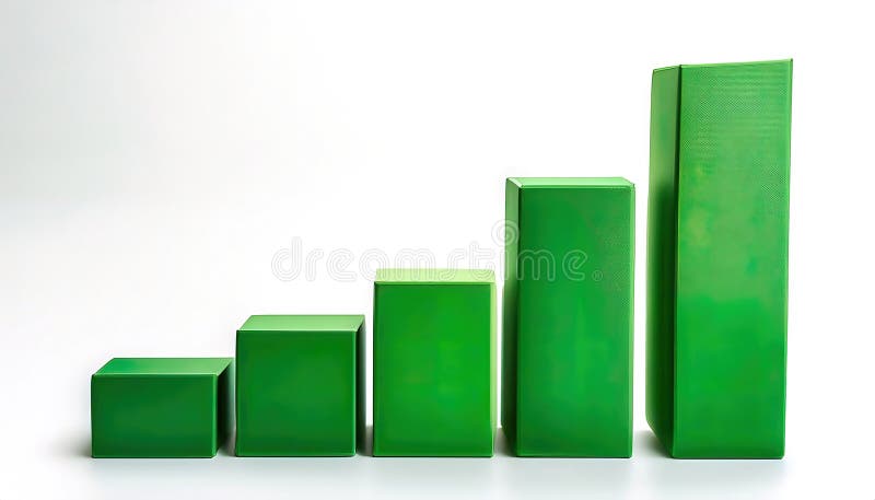 Vertical Bar Chart or Graph with Rectangular Bars with Heights or ...