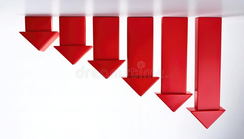 Vertical Bar Chart or Graph with Rectangular Bars with Heights or ...