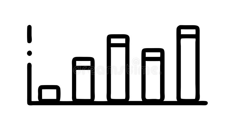 Vertical Bar Graph Chart Icon, Visualizing Data and Statistics , Vector Design Generative AI ...