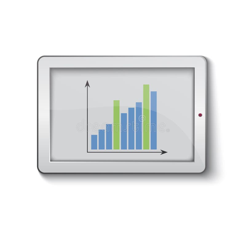 Vertical bar graph stock vector. Illustration of data - 134197896