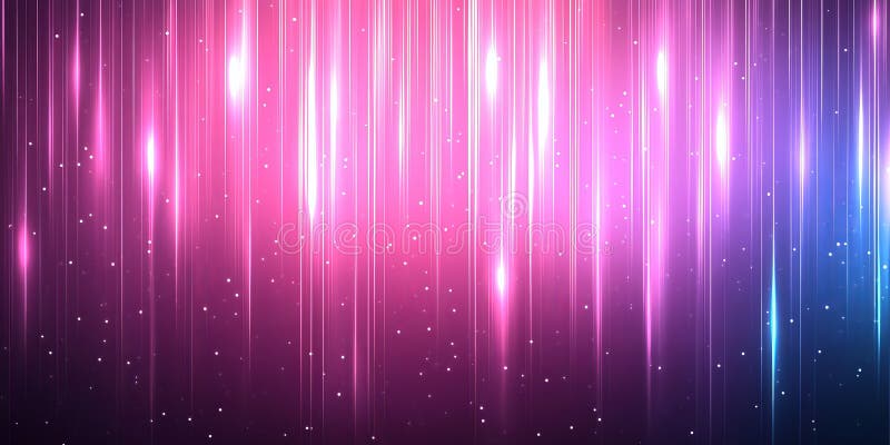 Vertical Beam Lighting Abstract Neon Blue and Pink Vector Illustration ...