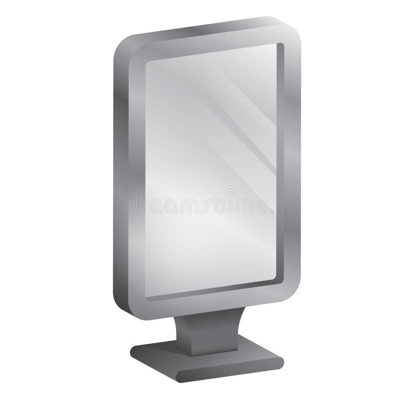 Vertical Billboard. Vector Illustration Decorative Design Stock Vector ...