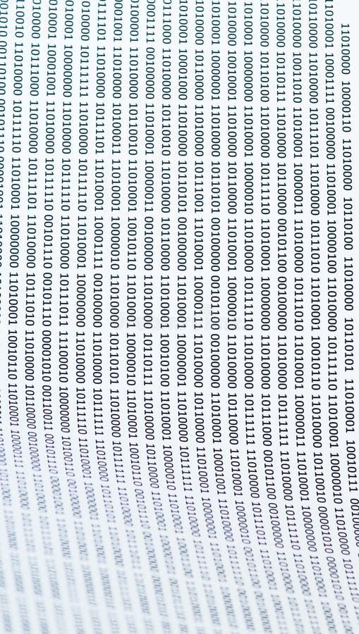 Vertical Binary Code Background Binary Code Algorithm Binary Data Code And Decryption Concept