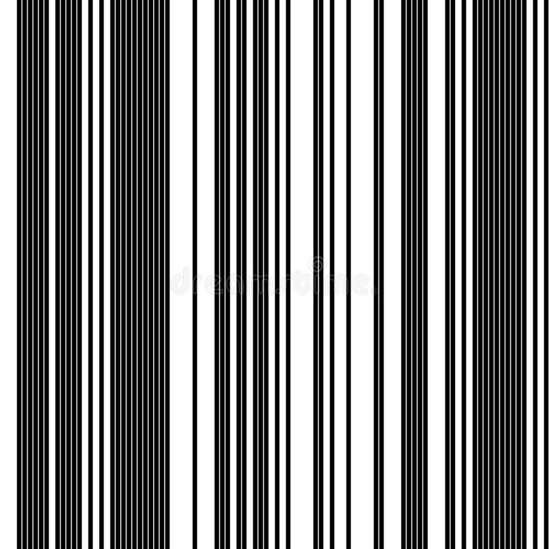 Vertical Black Lines Seamless Pattern, Modern Stylish Image. Stock ...